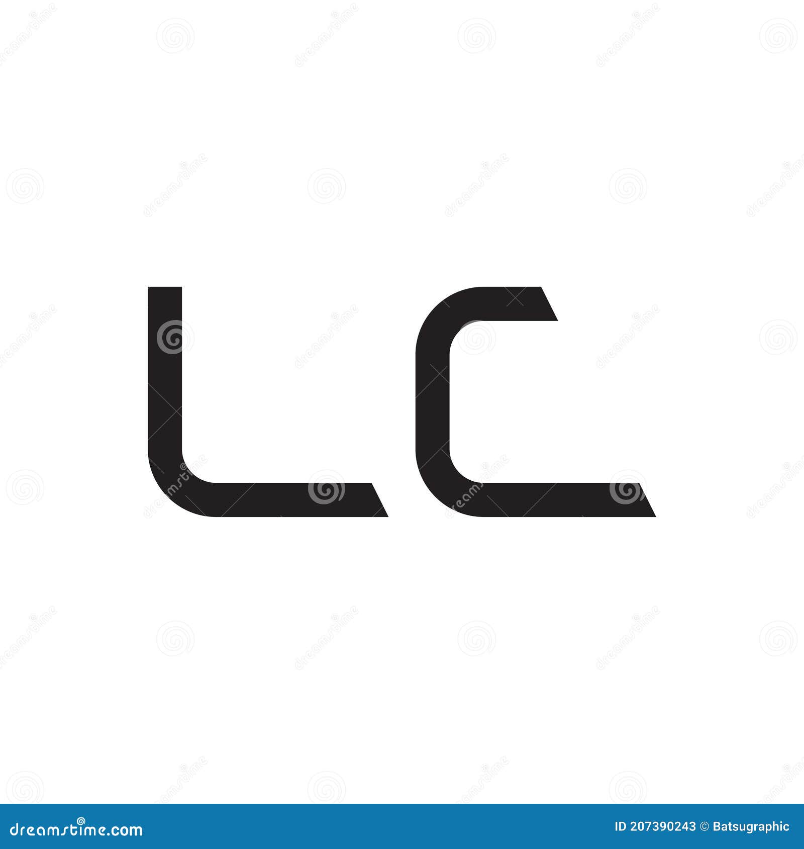 Lc Initial Letter Vector Logo Icon Stock Vector - Illustration of ...