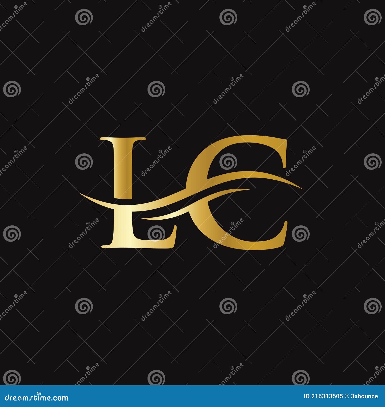 LC Letter Linked Logo For Business And Company Identity. Initial Letter ...
