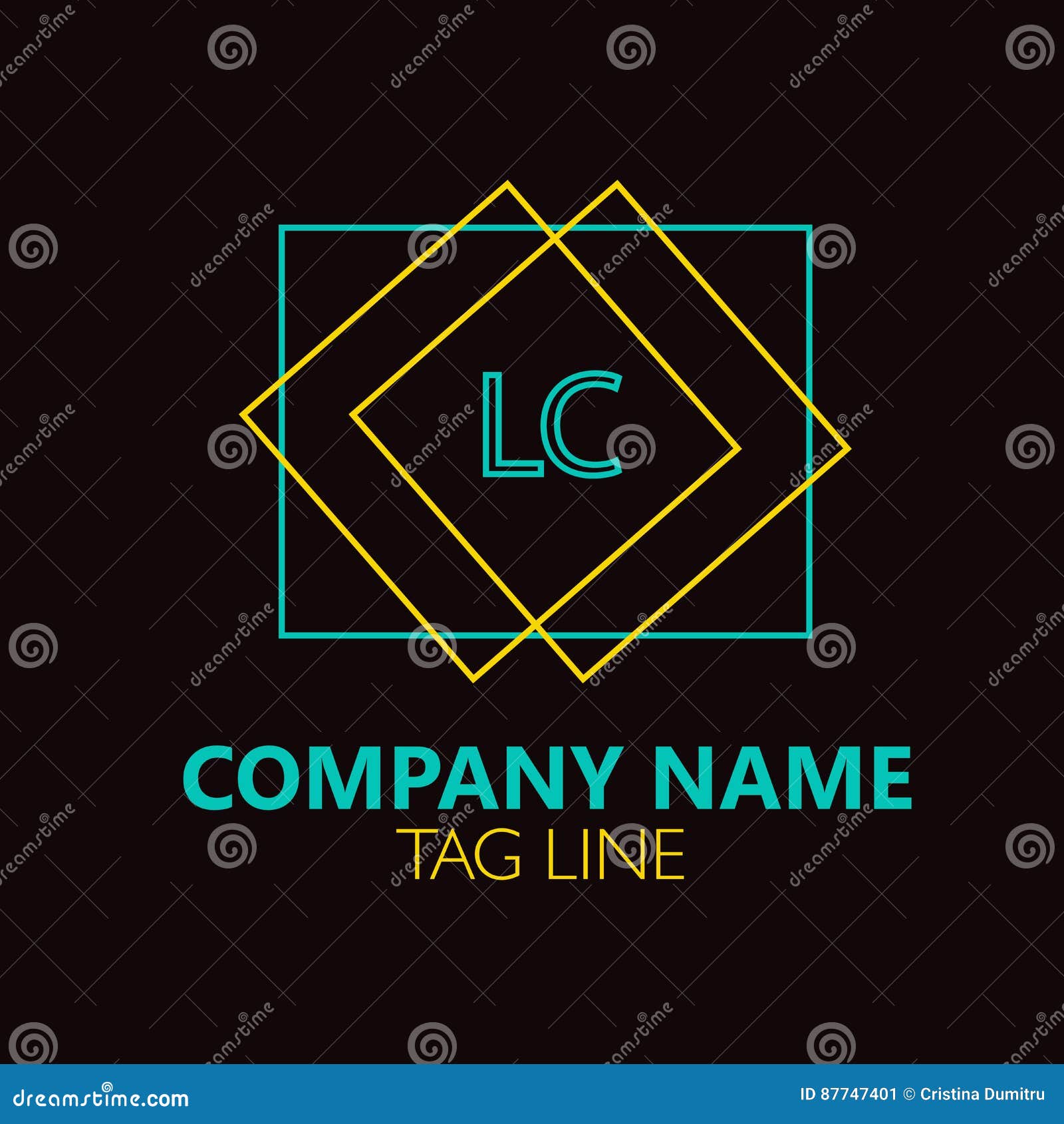 LC Letter Logo Design. stock vector. Illustration of elements - 87747401