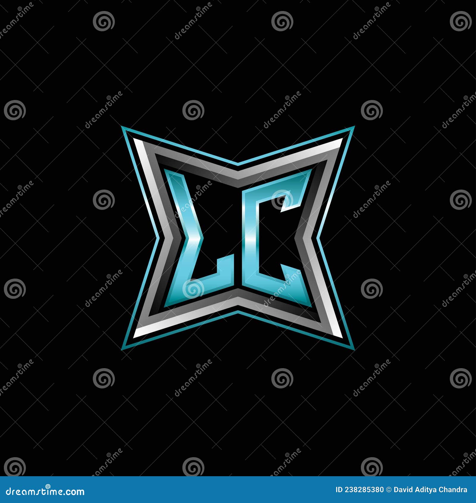 LC Logo Monogram Geometric Modern Design Stock Vector - Illustration of ...