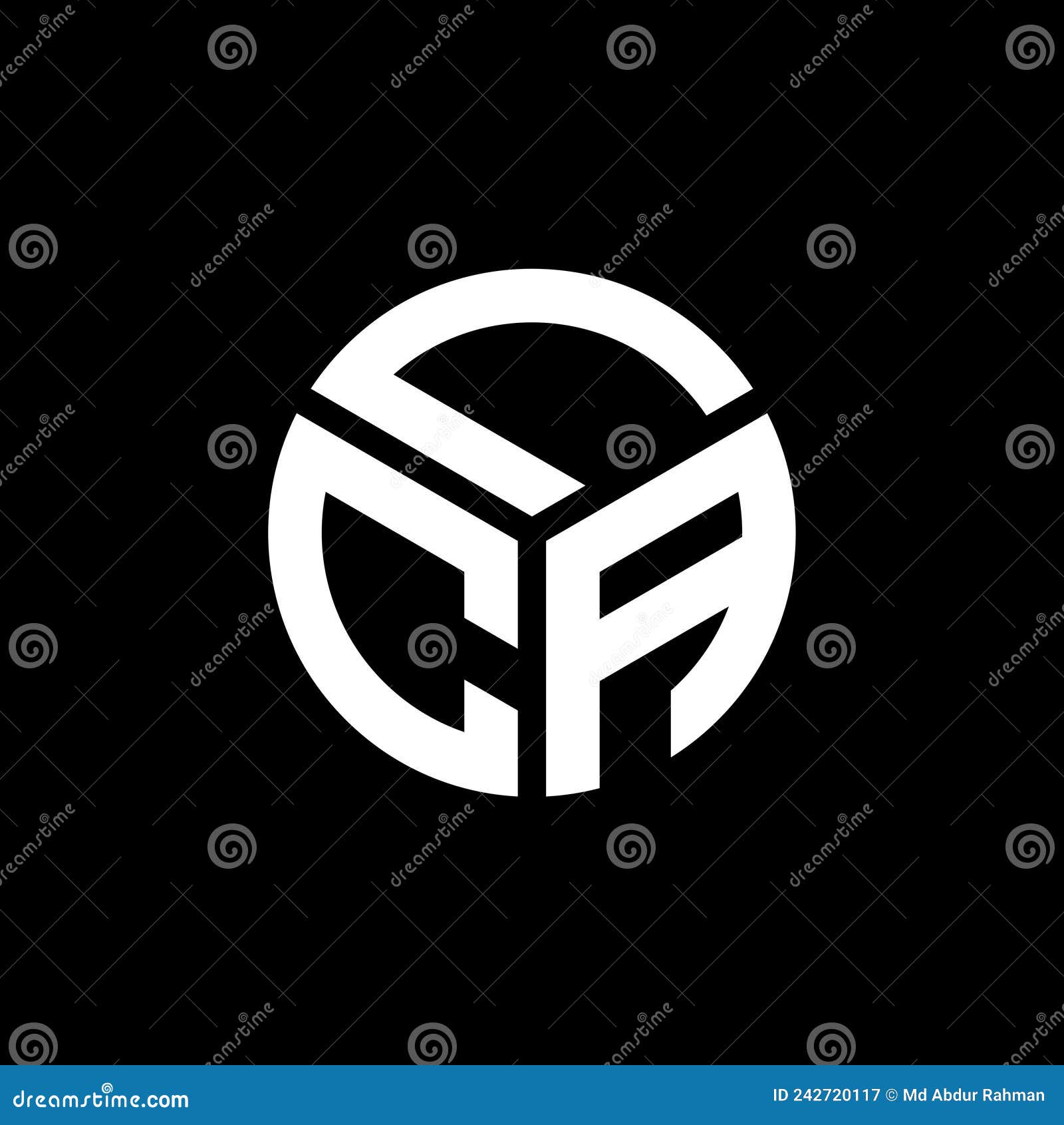 LCA Letter Logo Design on Black Background. LCA Creative Initials ...