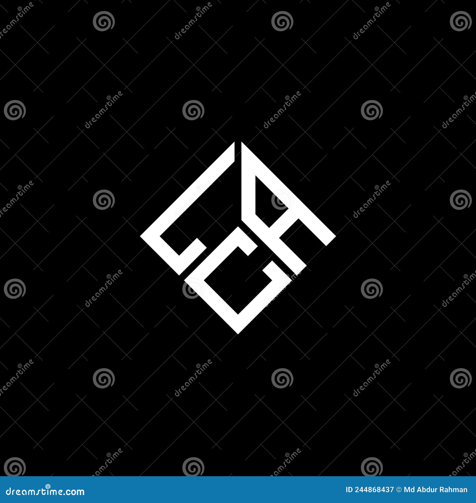 LCA Letter Logo Design On Black Background. LCA Creative Initials ...