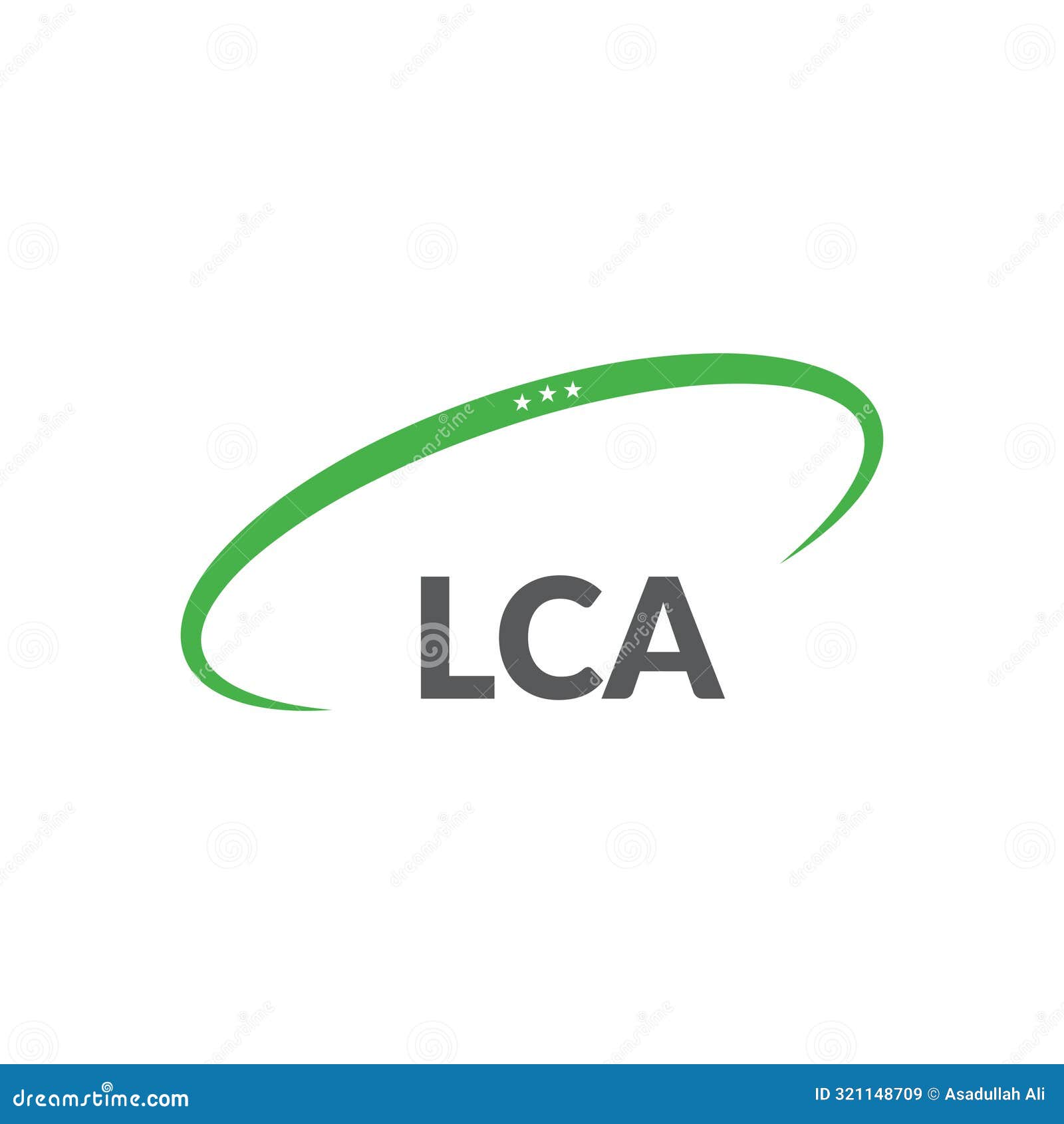 LCA Letter Logo Design On White Background. Creative Modern LCA Letter ...