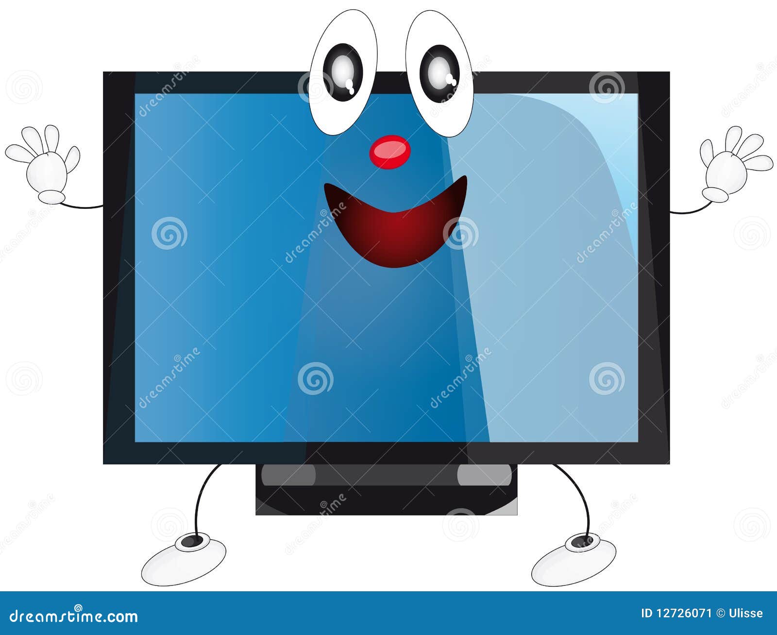 Lcd stock illustration. Illustration of entertainment - 12726071