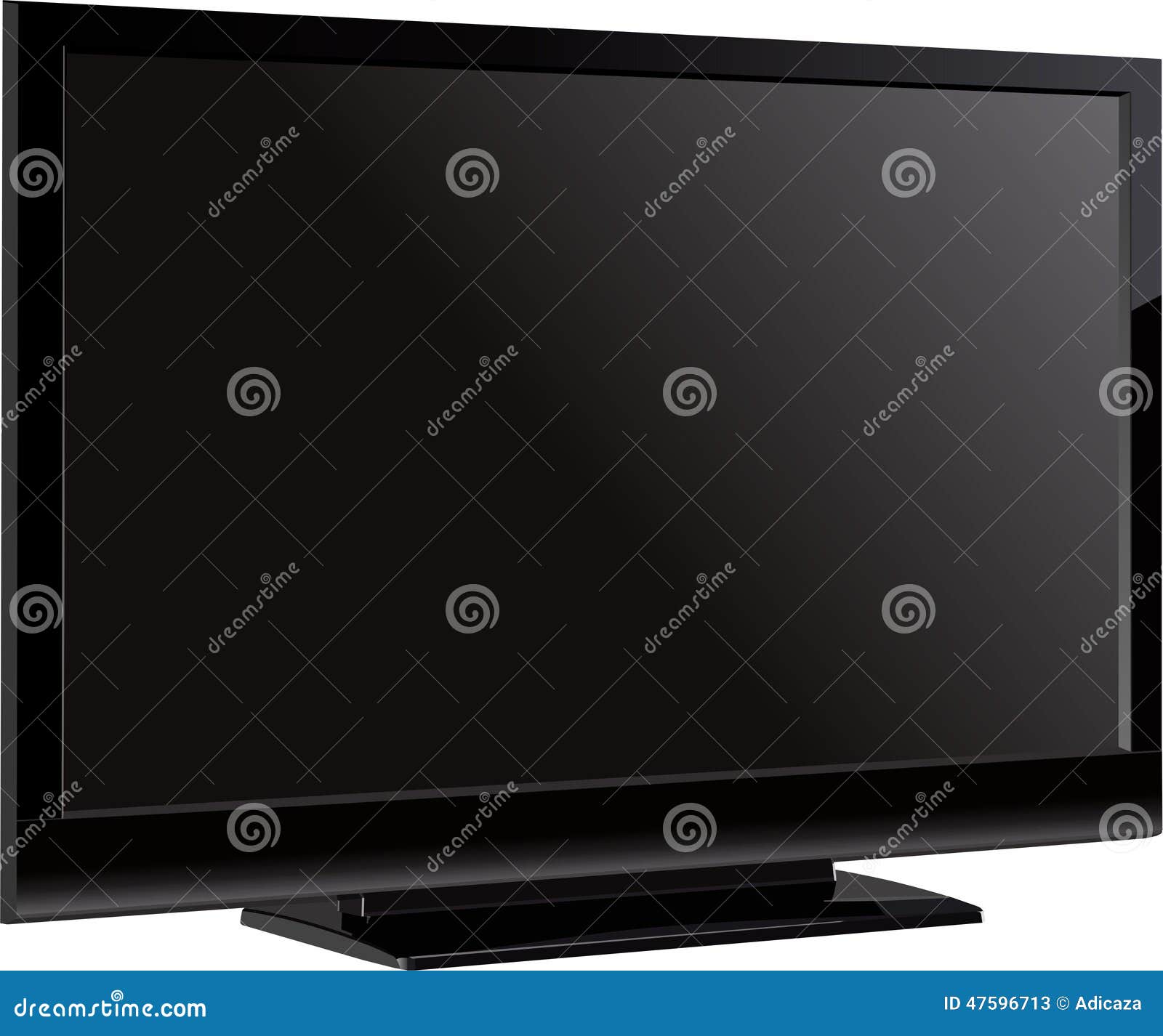 LCD stock vector. Illustration of desktop, crystal, monitor - 47596713