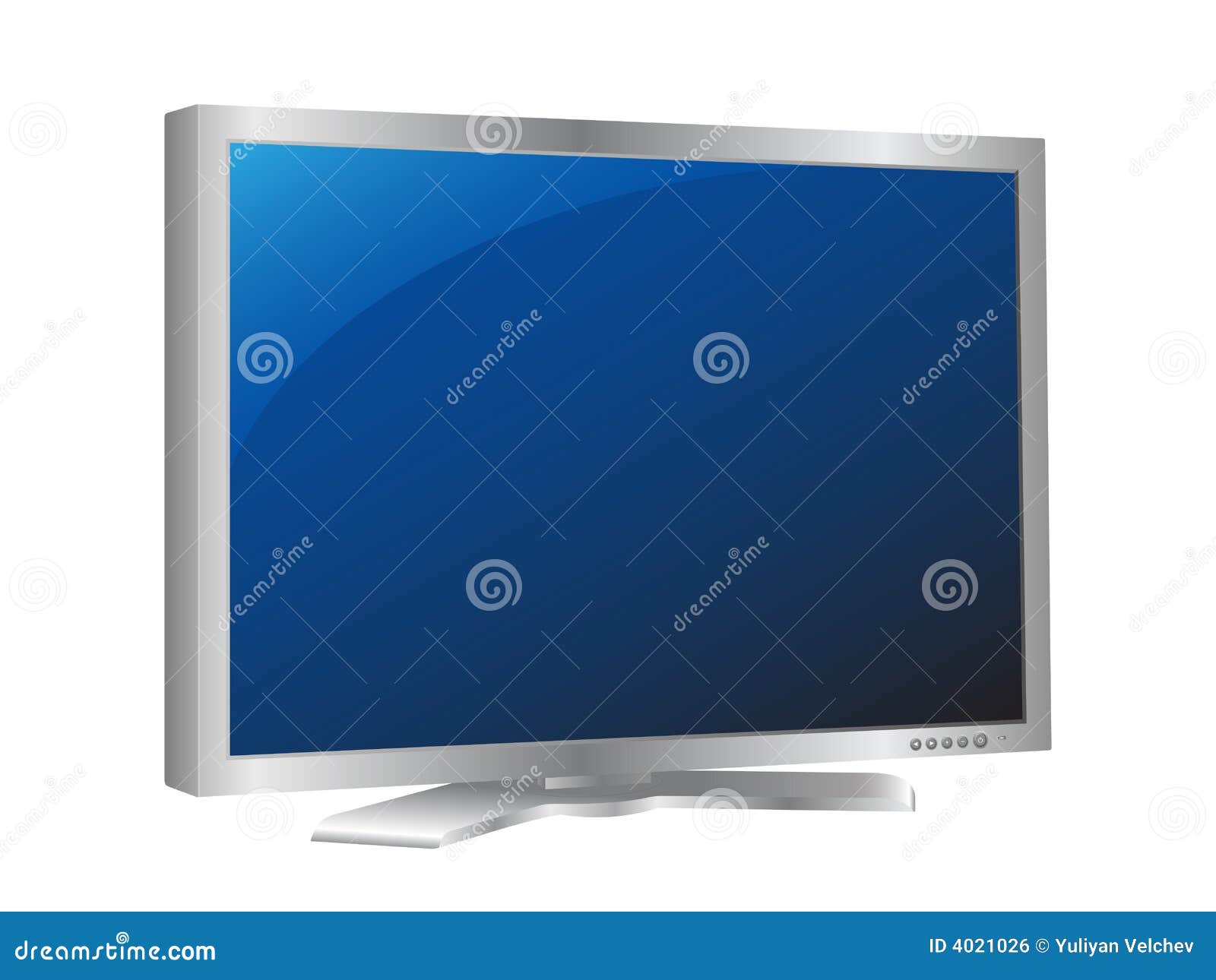 Lcd display 2 stock vector. Illustration of plasma, video - 4021026