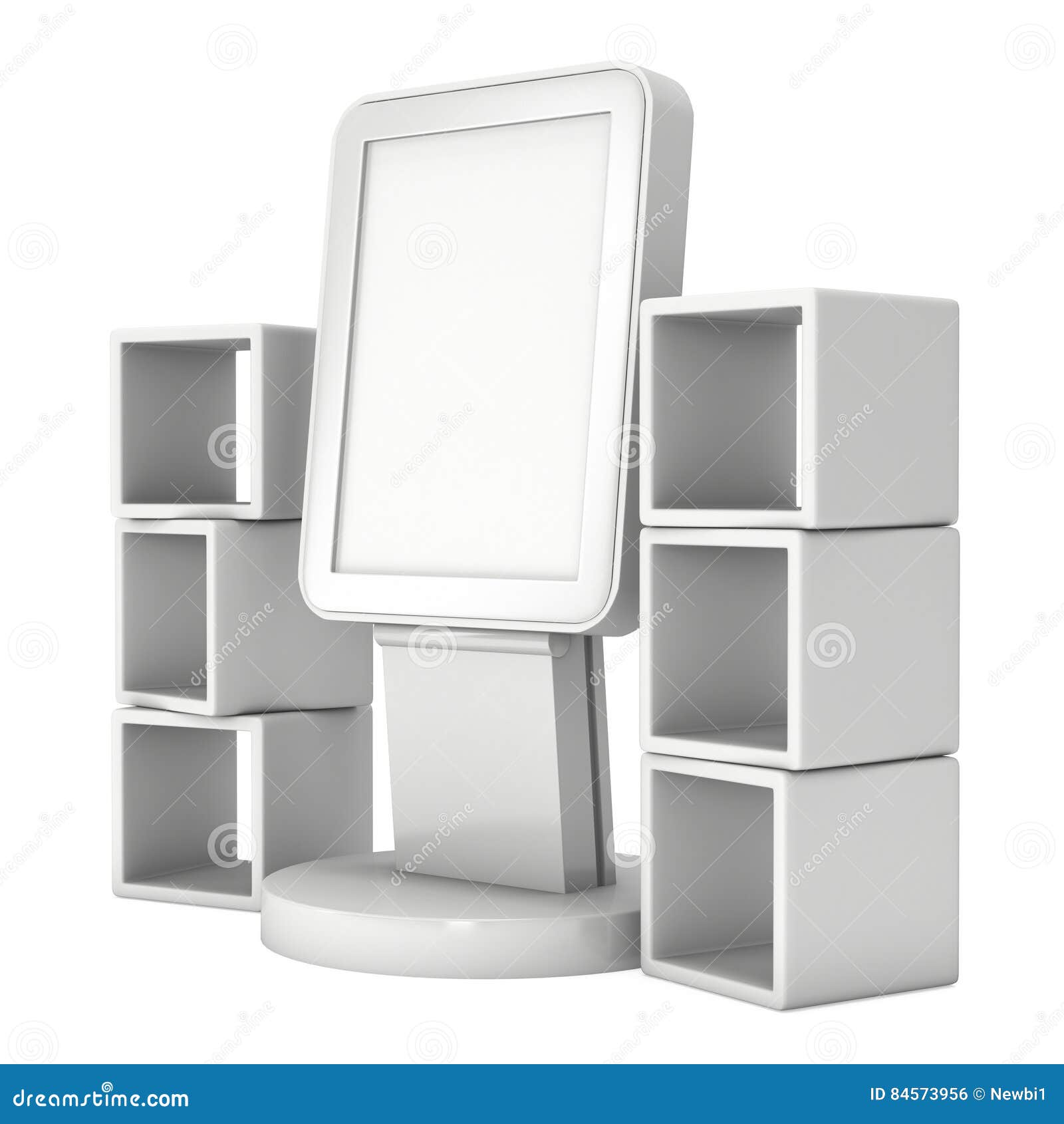 LCD Display Stand and Display Boxes Stock Illustration - Illustration ...