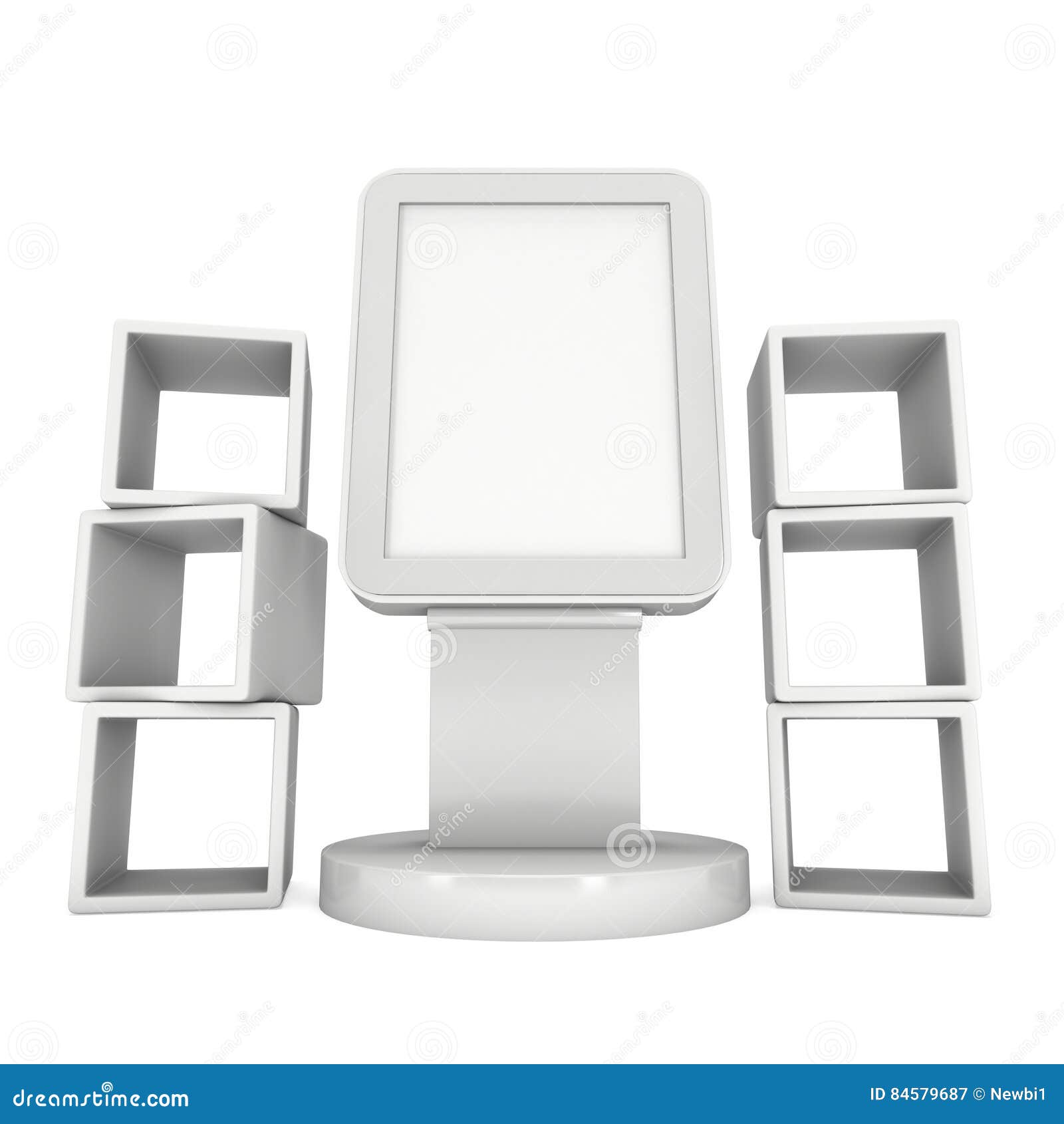 LCD Display Stand and Display Boxes Stock Illustration - Illustration ...