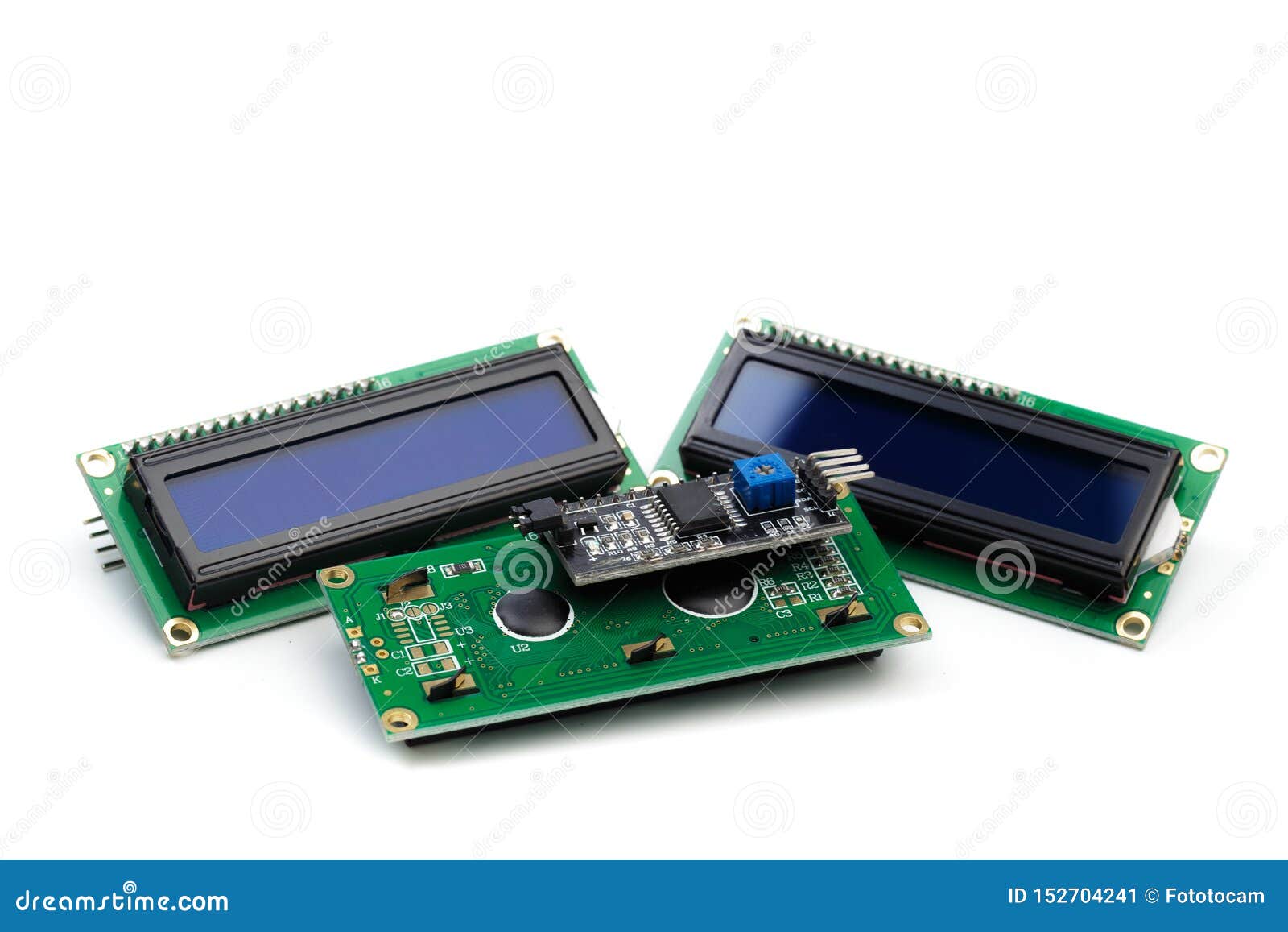 LCD Indicator Isolated on White Background Stock Image - Image of ...