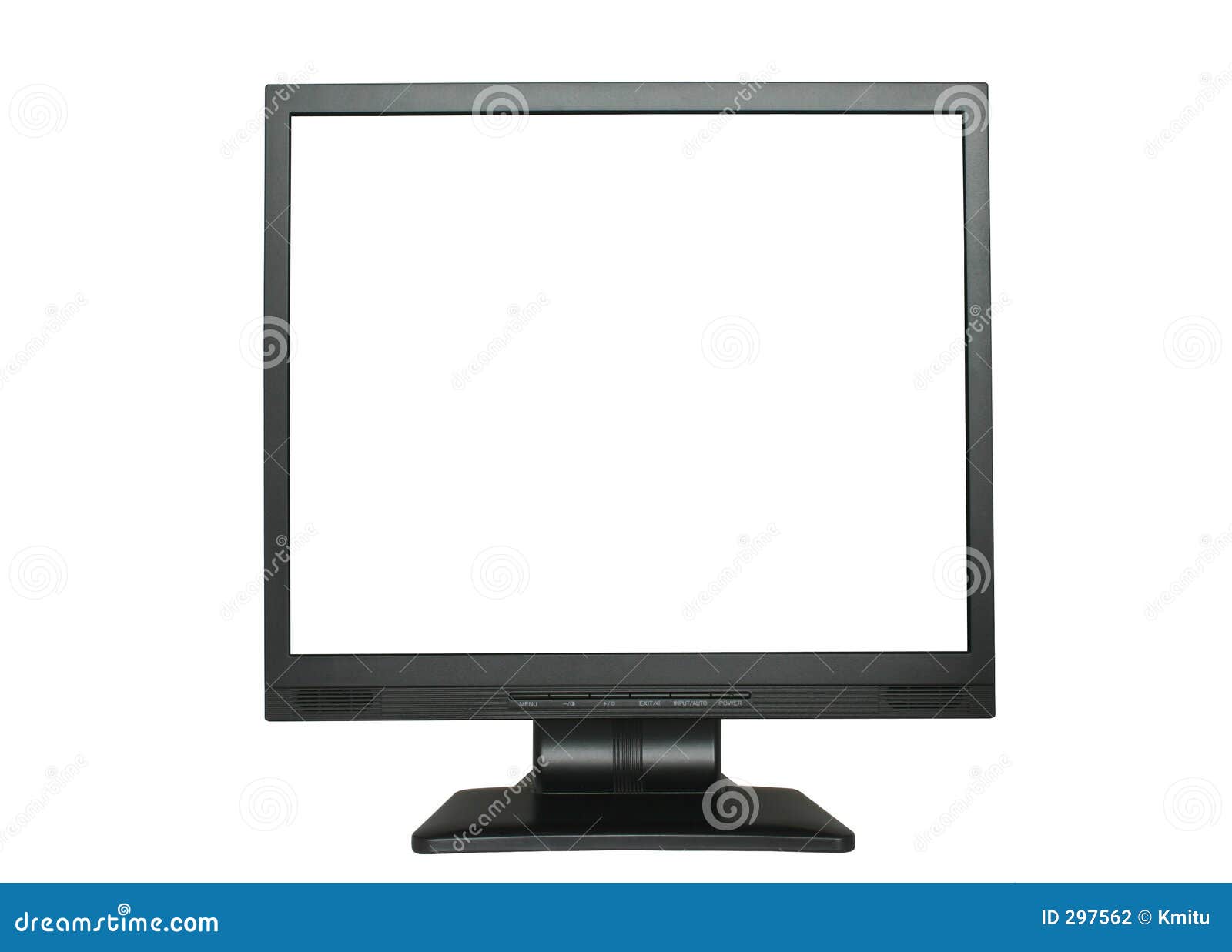 LCD Isolated #4 - Blank Screen Stock Illustration - Illustration of ...