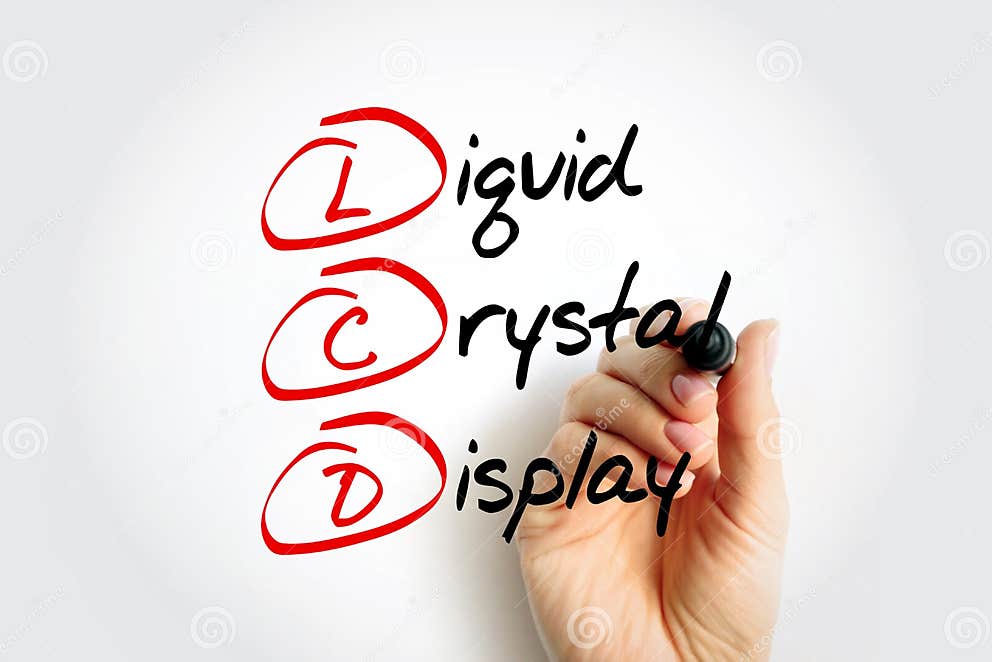 LCD - Liquid Crystal Display is a Type of Flat Panel Display Which Uses ...
