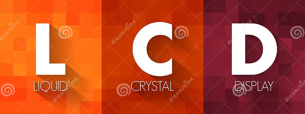 LCD - Liquid Crystal Display is a Type of Flat Panel Display Which Uses ...