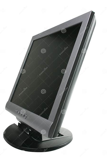 LCD Monitor stock image. Image of monitor, audio, office - 5793