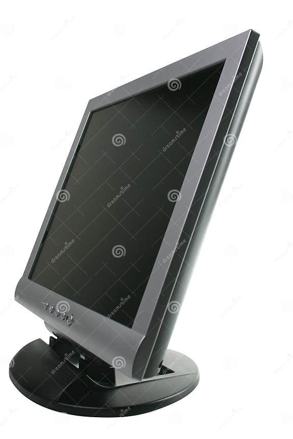 LCD Monitor stock image. Image of monitor, audio, office - 5793