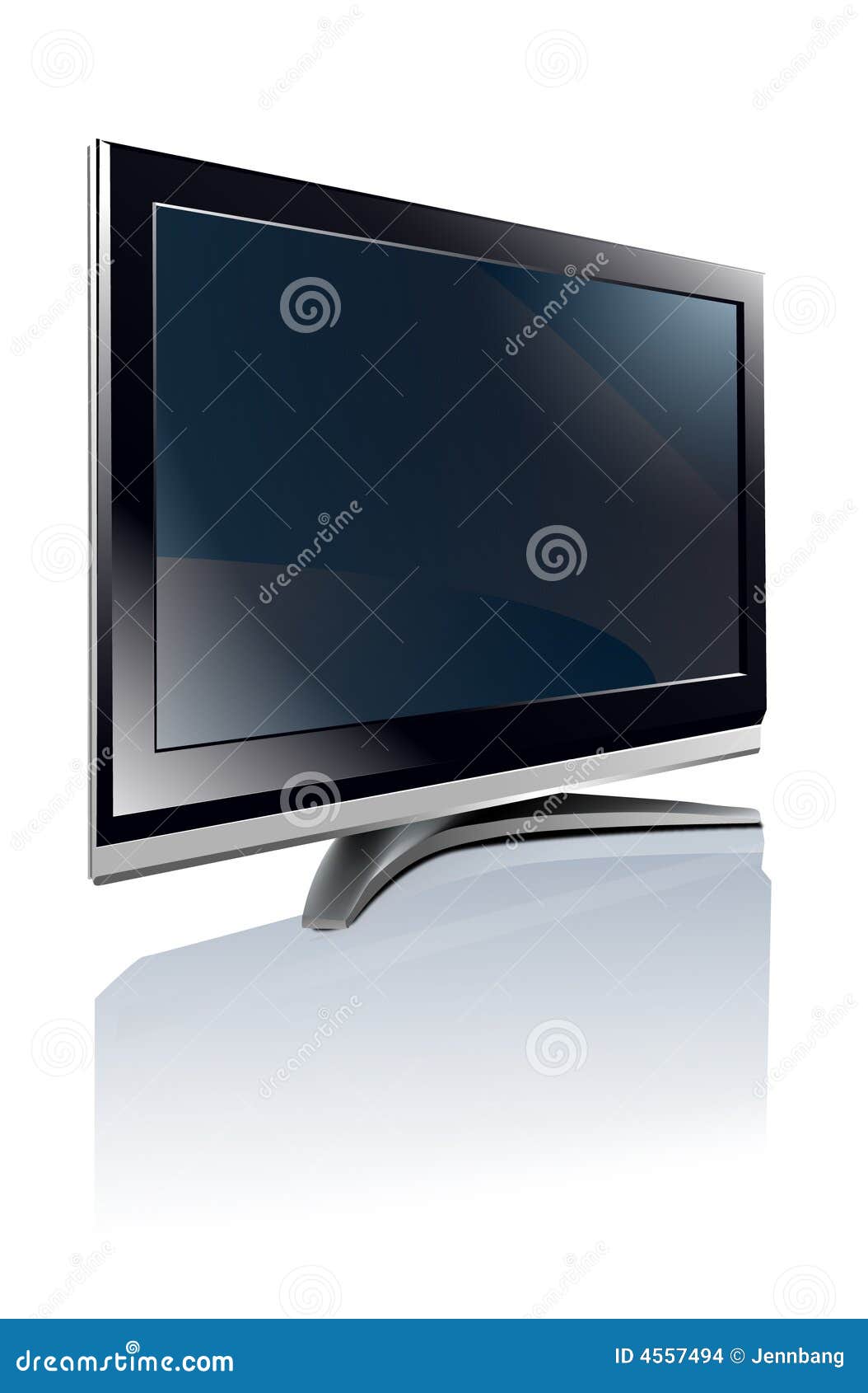 LCD monitor stock illustration. Illustration of screen - 4557494