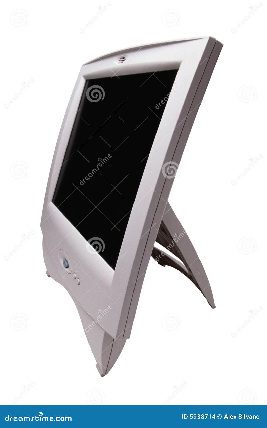 LCD Monitor stock photo. Image of isolate, parts, sideview - 5938714