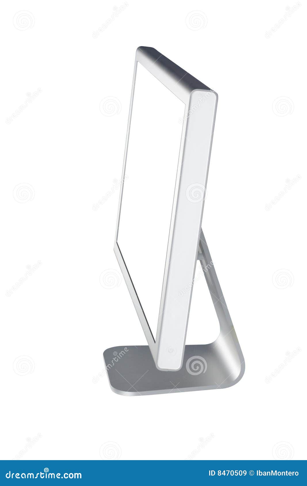 Lcd monitor flat screen stock image. Image of glass, withe - 8470509