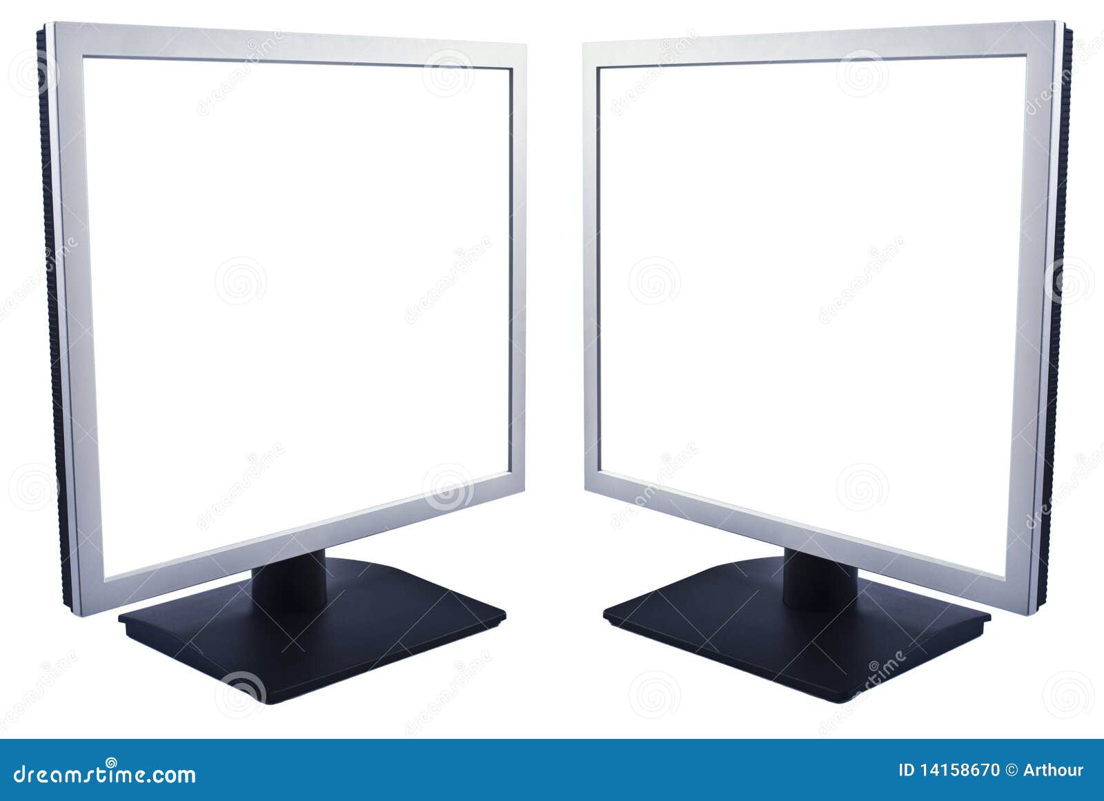 Lcd monitors stock photo. Image of digital, background - 14158670