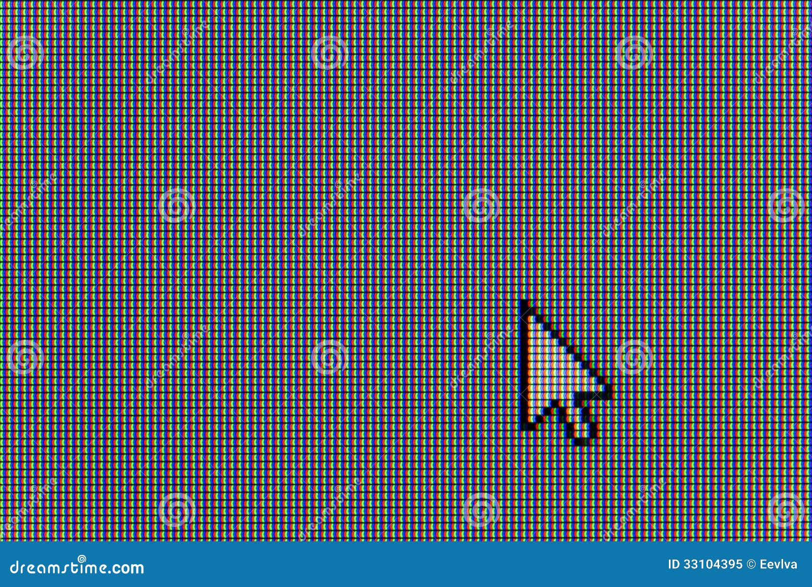 LCD with mouse pointer. stock image. Image of name, graphic - 33104395