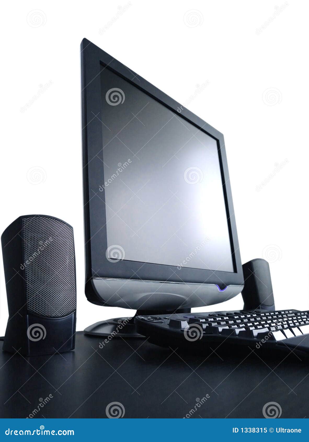 LCD screen with stock image. Image of chrome, desktop - 1338315