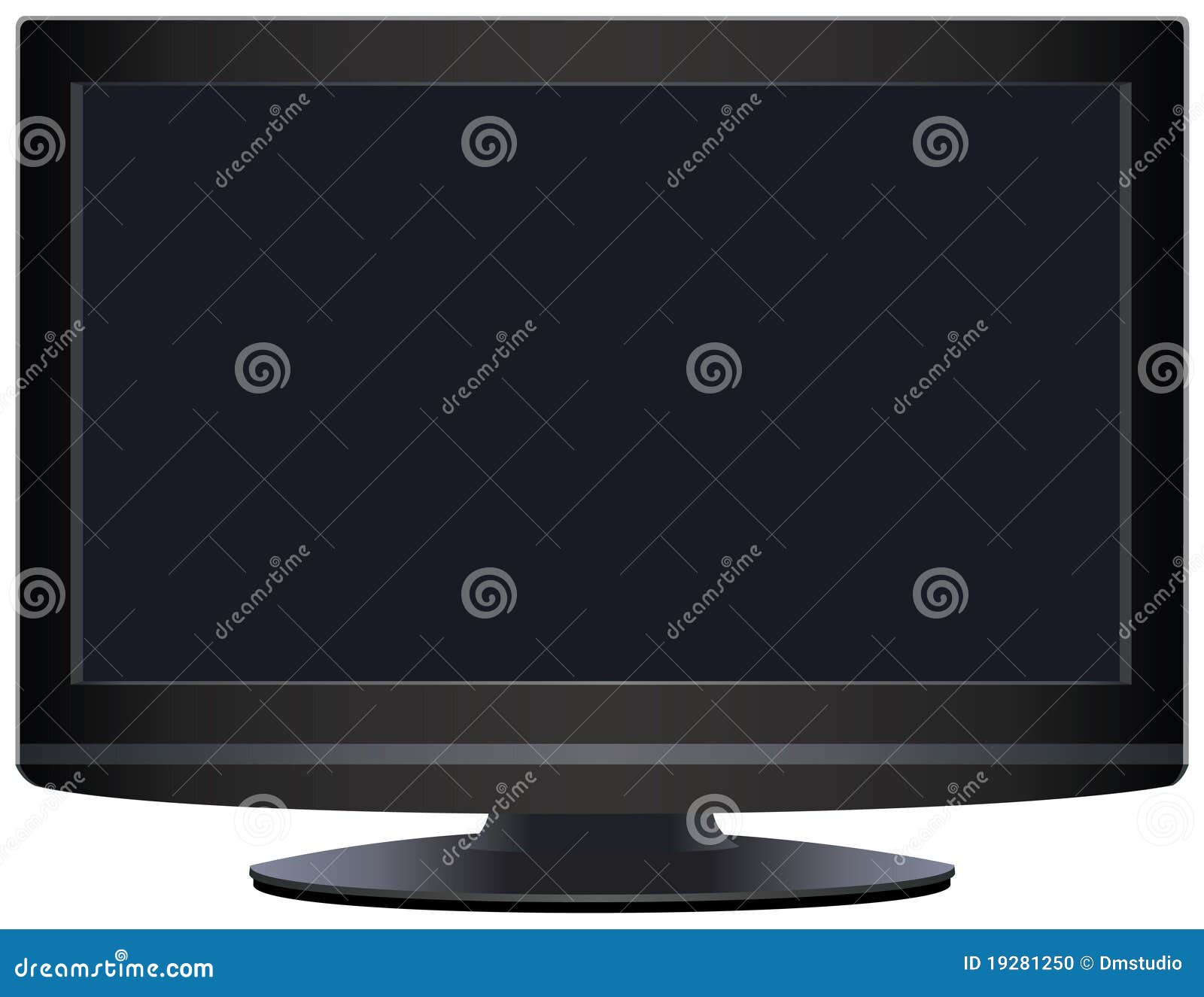LCD screen stock vector. Illustration of screen, movie - 19281250