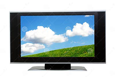LCD screen stock image. Image of isolated, display, wide - 7119665