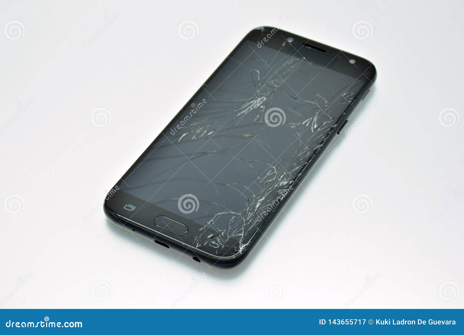 Broken mobile phone screen stock image. Image of digital - 143655717