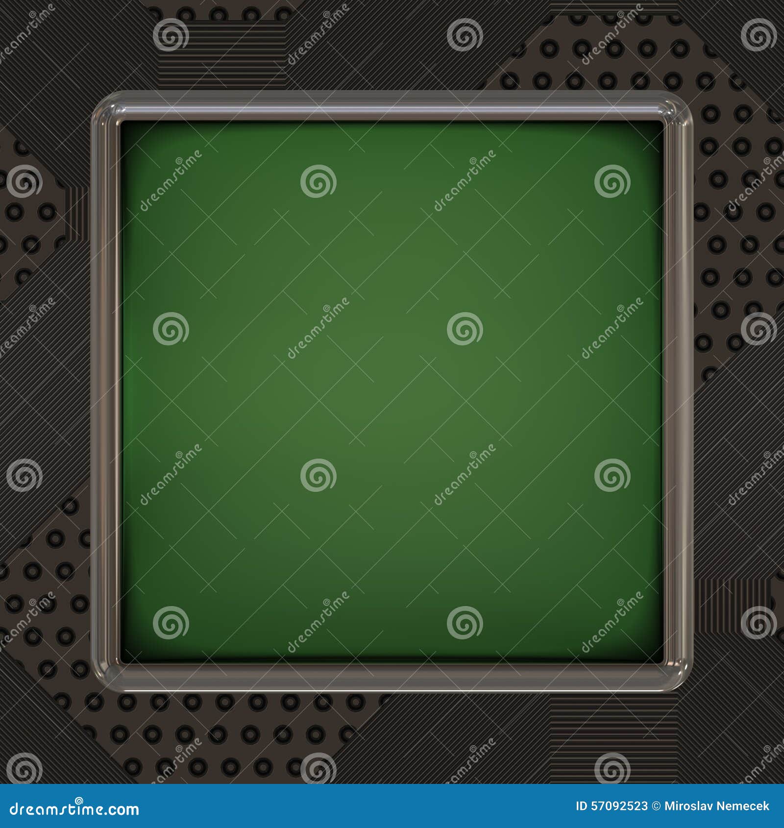 LCD Screen on Circuit Generated Texture Stock Illustration ...