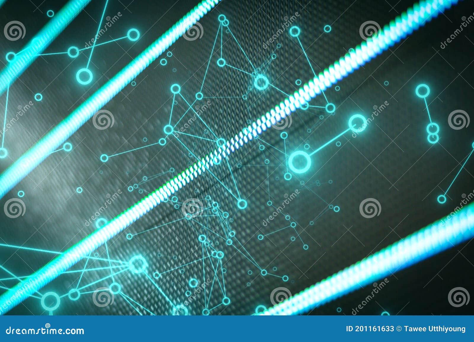 Lcd Screen Display Closeup ,with Network Link Stock Illustration ...