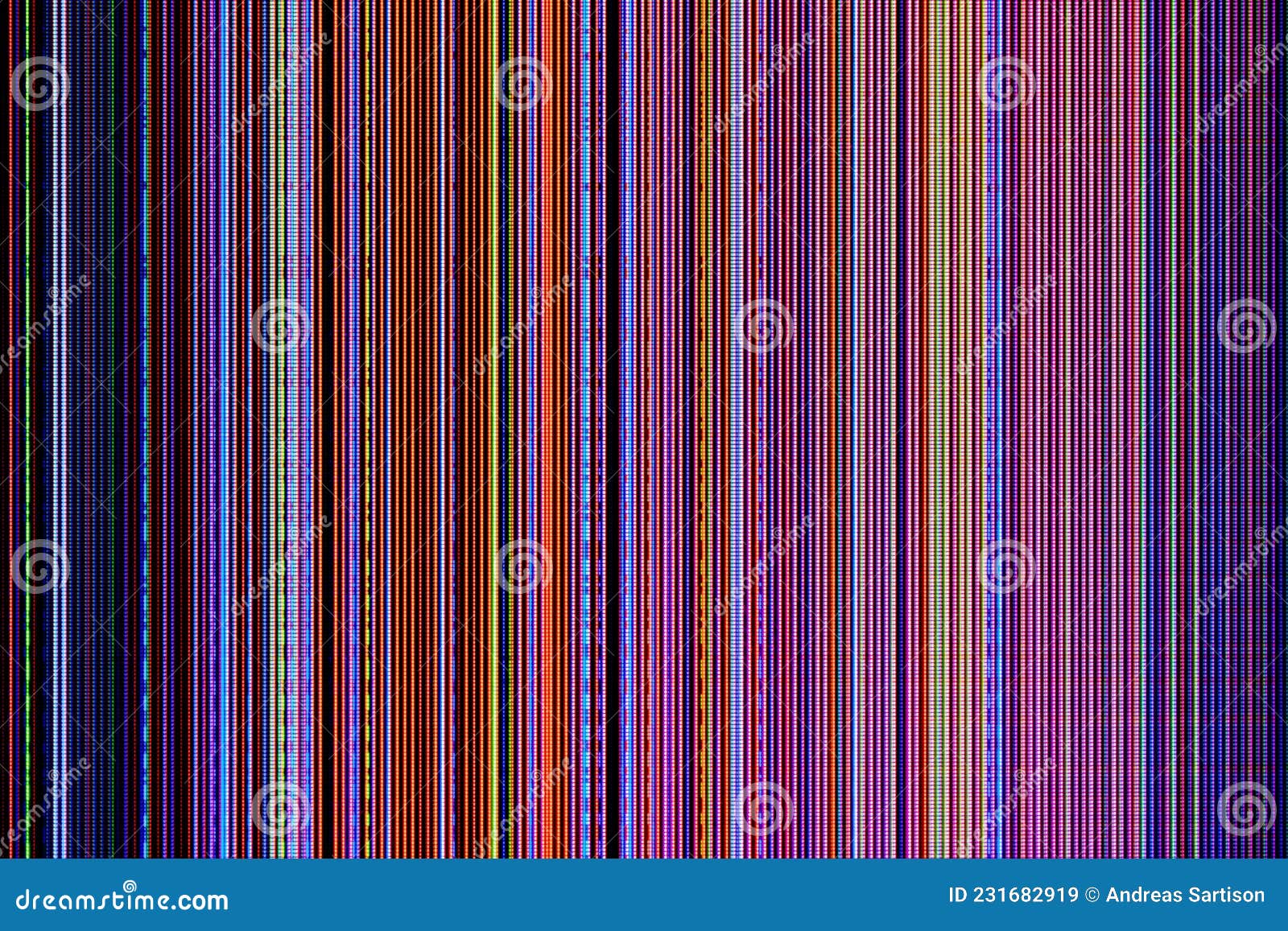 LCD Screen Failure, LCD Screen As an Abstract Background Stock Image ...