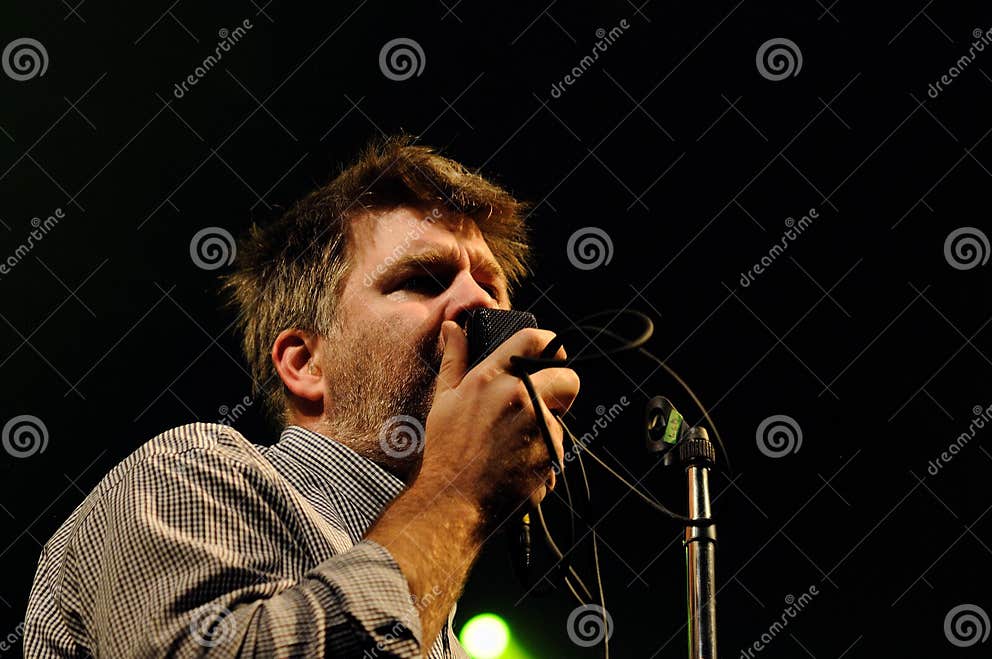 LCD Soundsystem Band Performs at Barcelona Editorial Stock Image ...