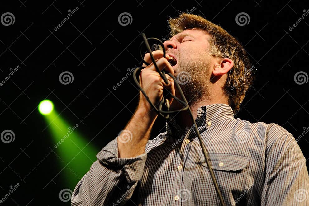 LCD Soundsystem Band Performs at Barcelona Editorial Stock Photo ...