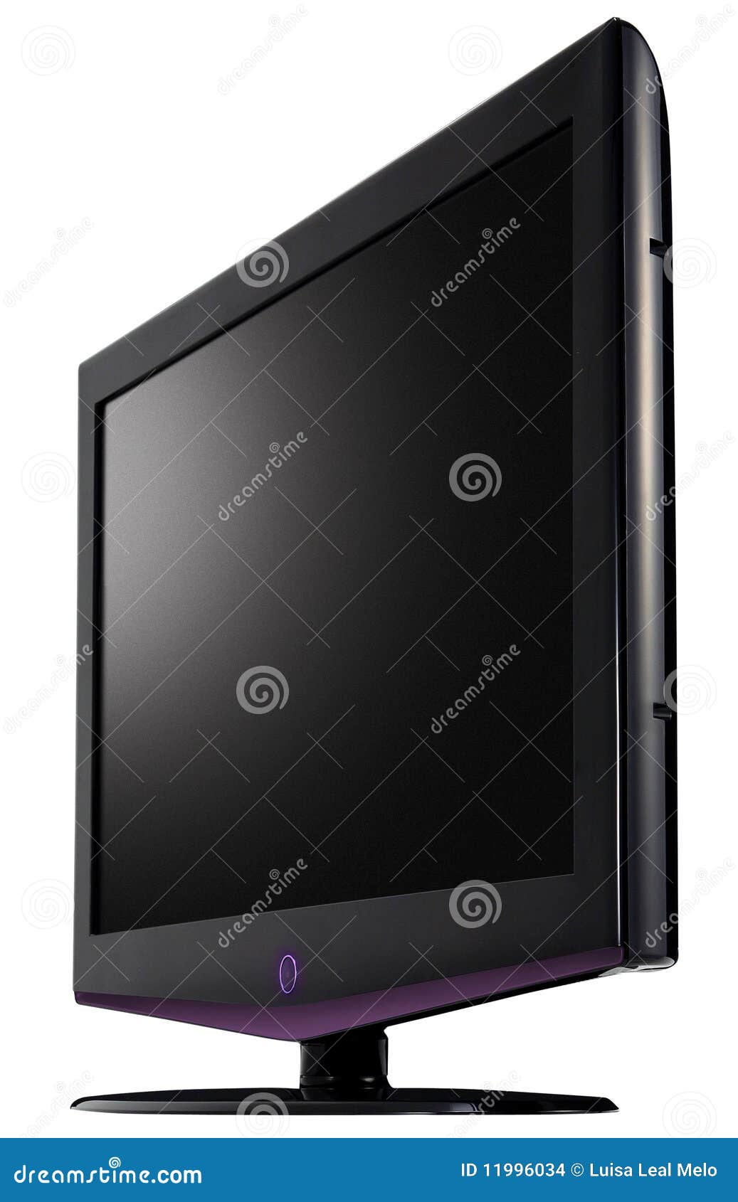 LCD television. stock photo. Image of multimedia, flatscreen - 11996034