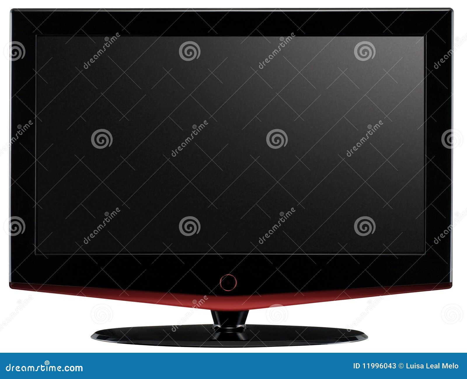 LCD television. stock image. Image of home, high, elegance - 11996043