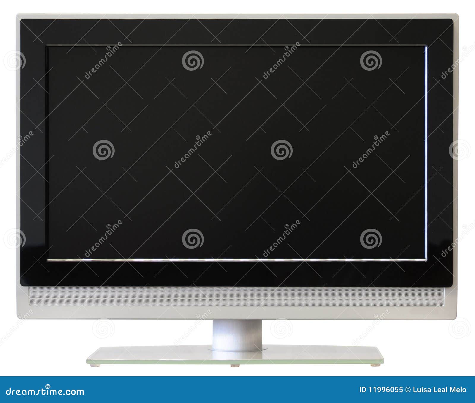 LCD television. stock image. Image of object, media, design - 11996055