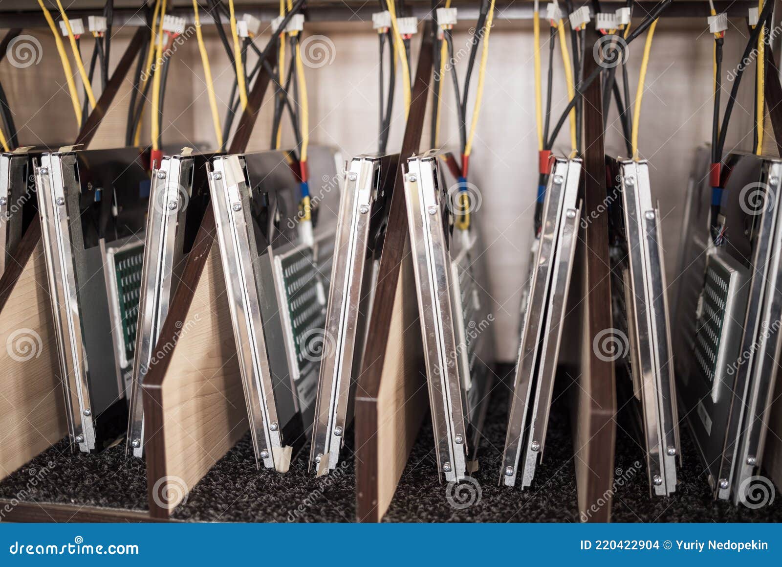 TFT Components and Microcircuits Blanks in Laboratory Stock Photo ...
