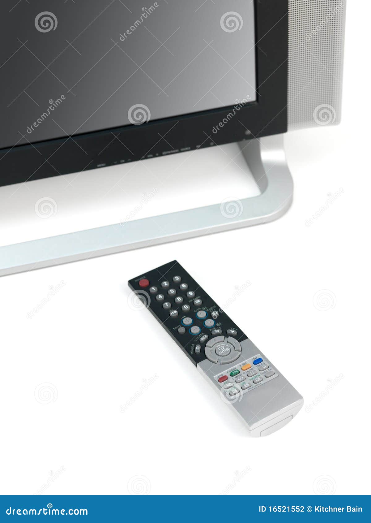 LCD TV Monitor stock photo. Image of home, display, show - 16521552