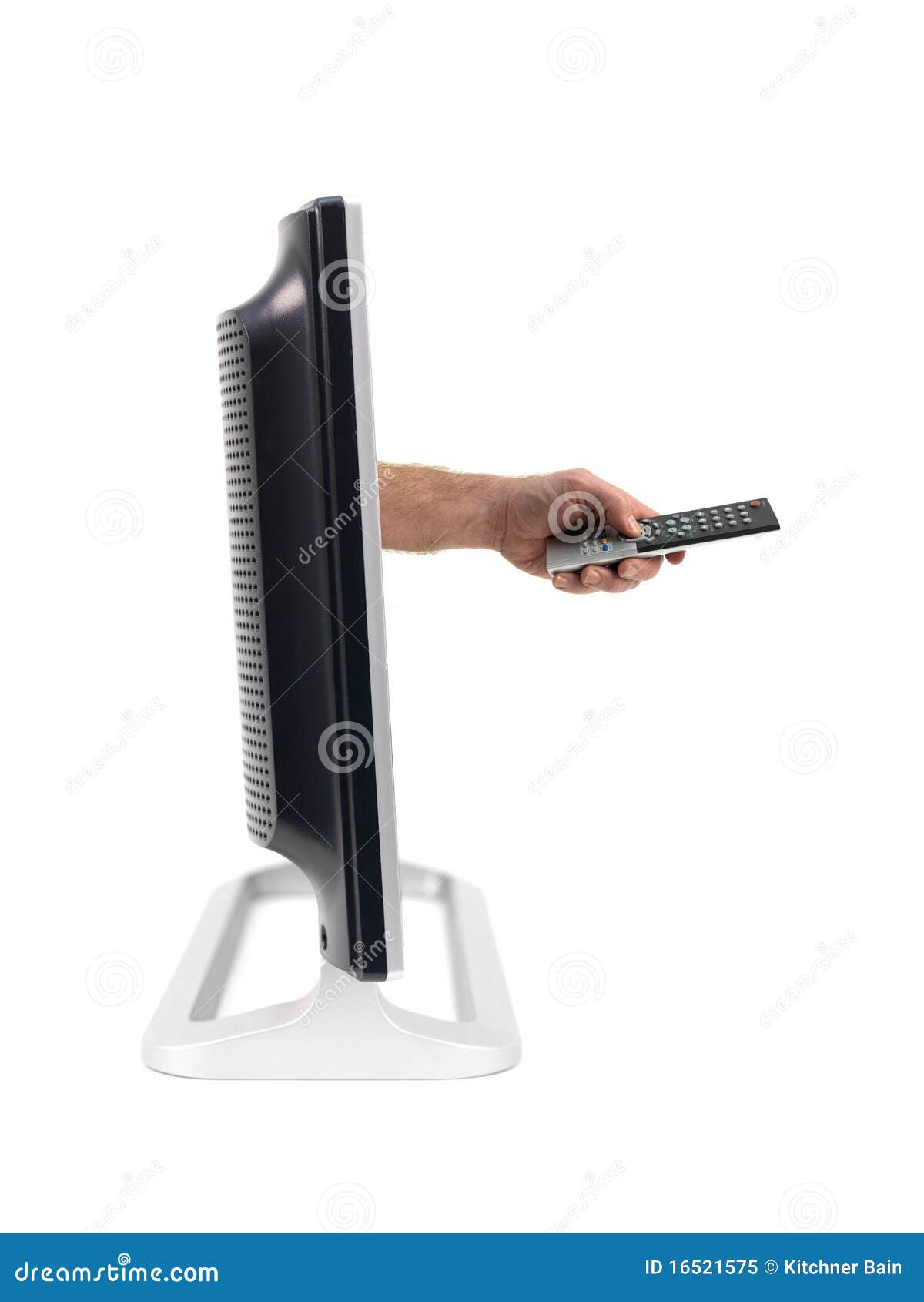 LCD TV Monitor stock image. Image of entertainment, screen - 16521575