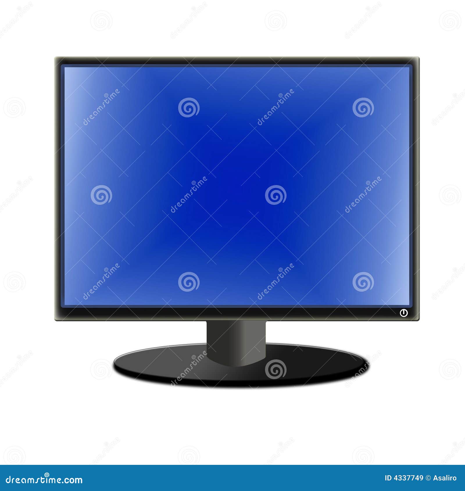 LcdMonitor stock illustration. Illustration of computers - 4337749