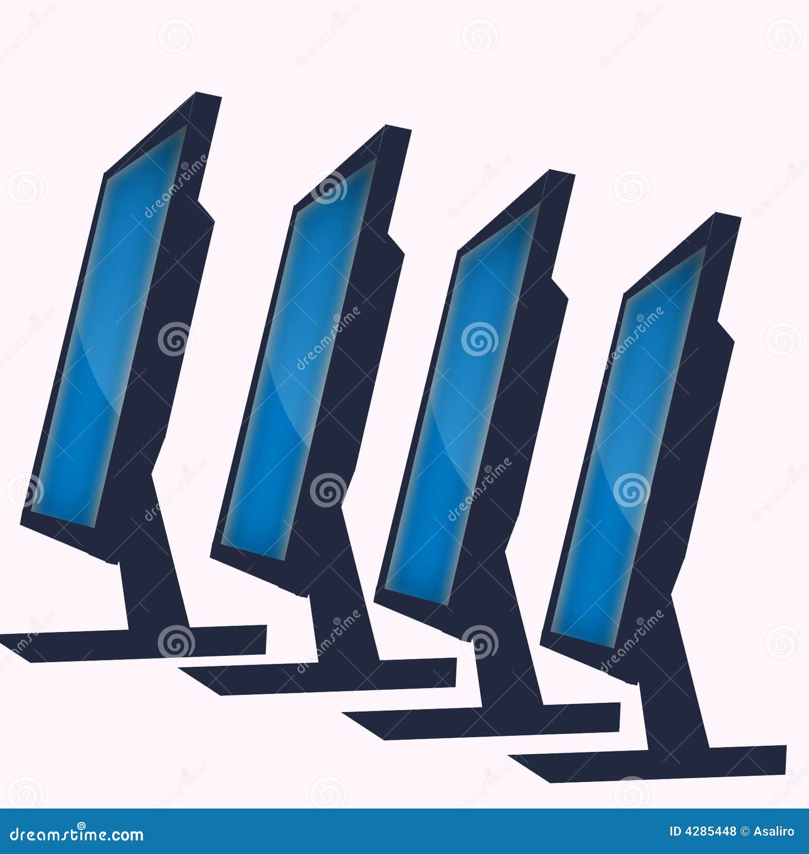 Lcds stock illustration. Illustration of lcds, computer - 4285448