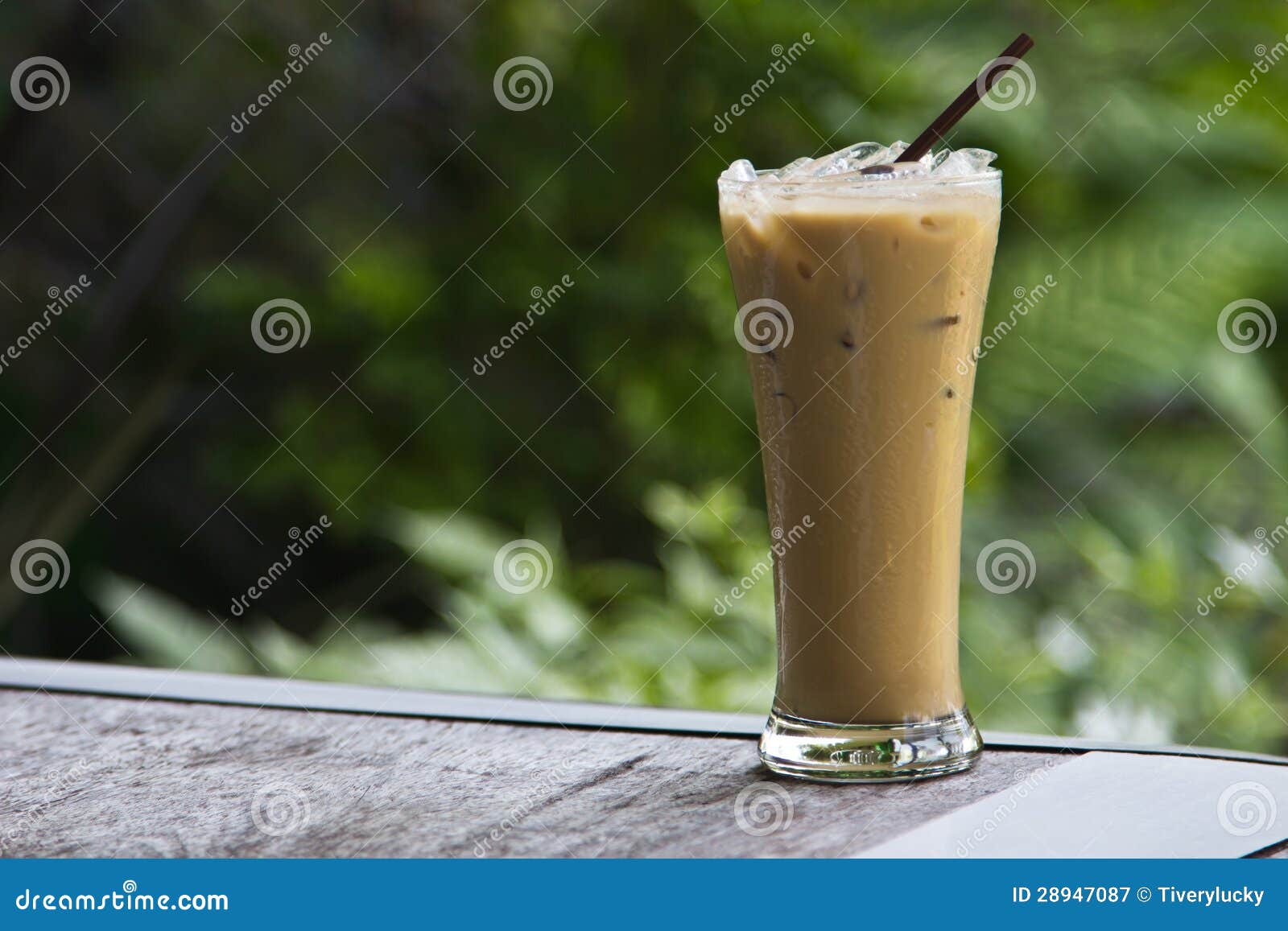 Lce coffee stock image. Image of decor, black, dessert - 28947087