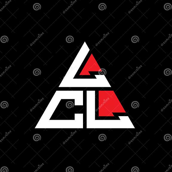 LCL Triangle Letter Logo Design with Triangle Shape. LCL Triangle Logo ...
