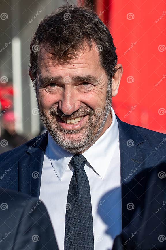 Portrait of Christophe Castaner Smiling Editorial Image - Image of ...