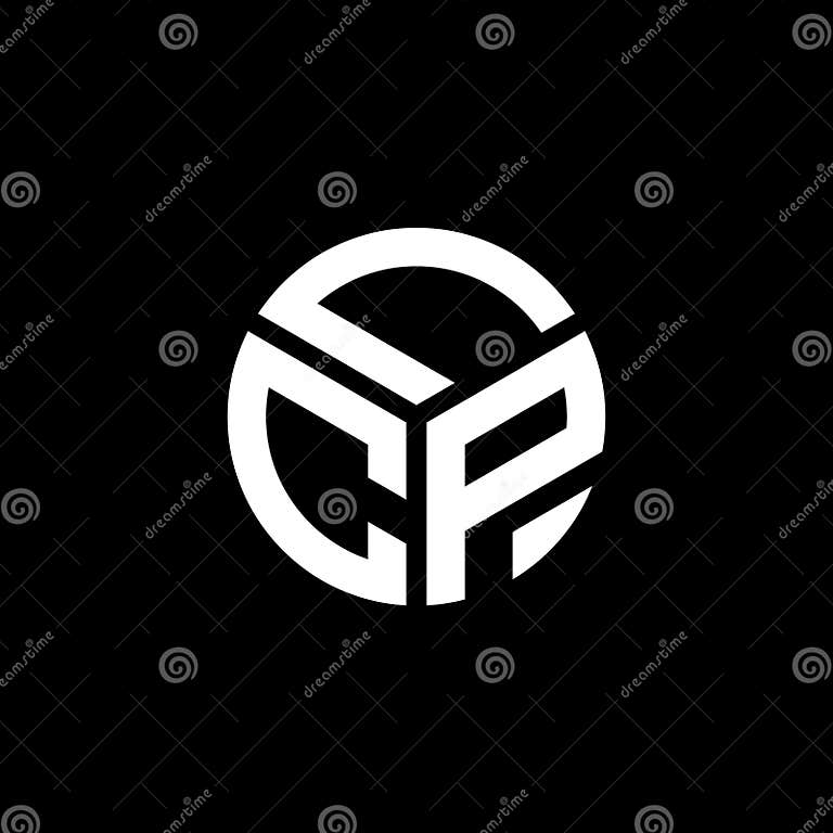 LCP Letter Logo Design on Black Background. LCP Creative Initials ...