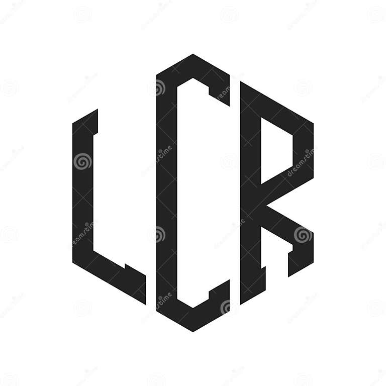 LCR Logo Design. Initial Letter LCR Monogram Logo Using Hexagon Shape ...