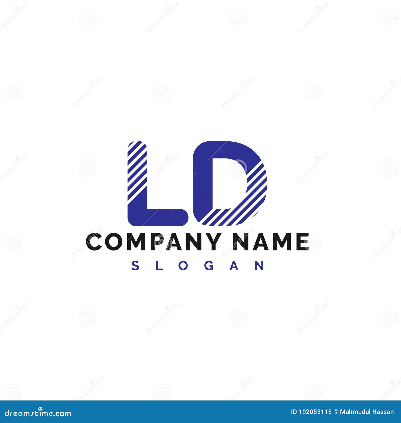 LD Letter Logo Design. LD Letter Logo Vector Illustration - Vector ...