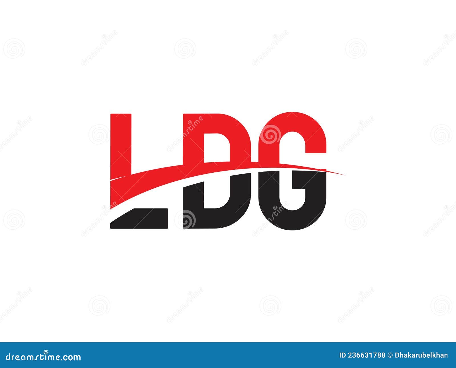 LDG Letter Initial Logo Design Stock Vector - Illustration of logotype ...