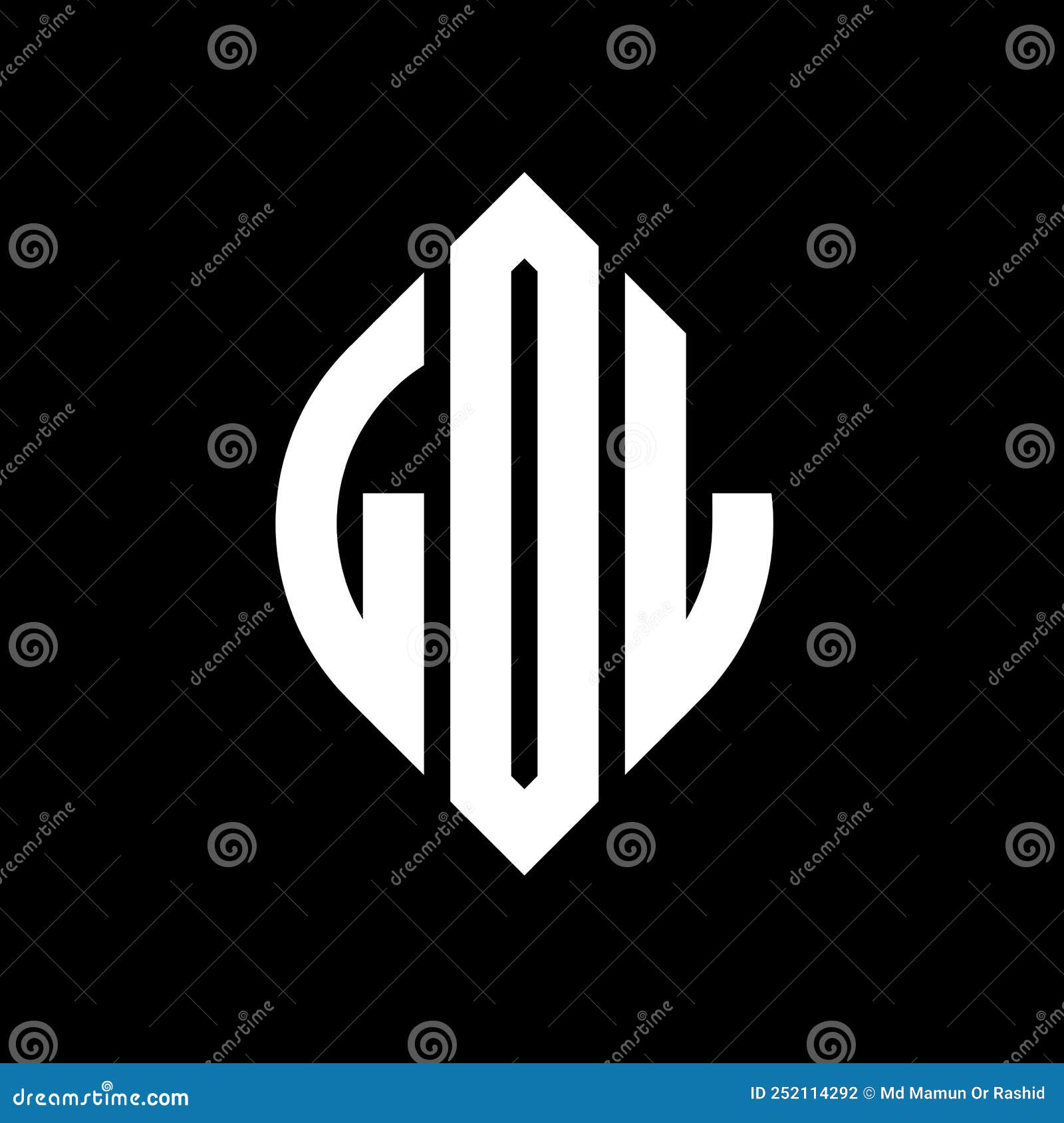 LDL Circle Letter Logo Design with Circle and Ellipse Shape. LDL ...