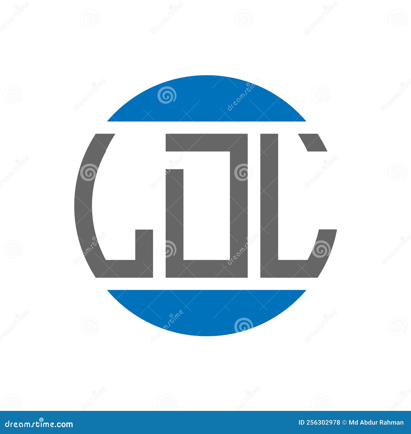 LDL Letter Logo Design on White Background. LDL Creative Initials ...