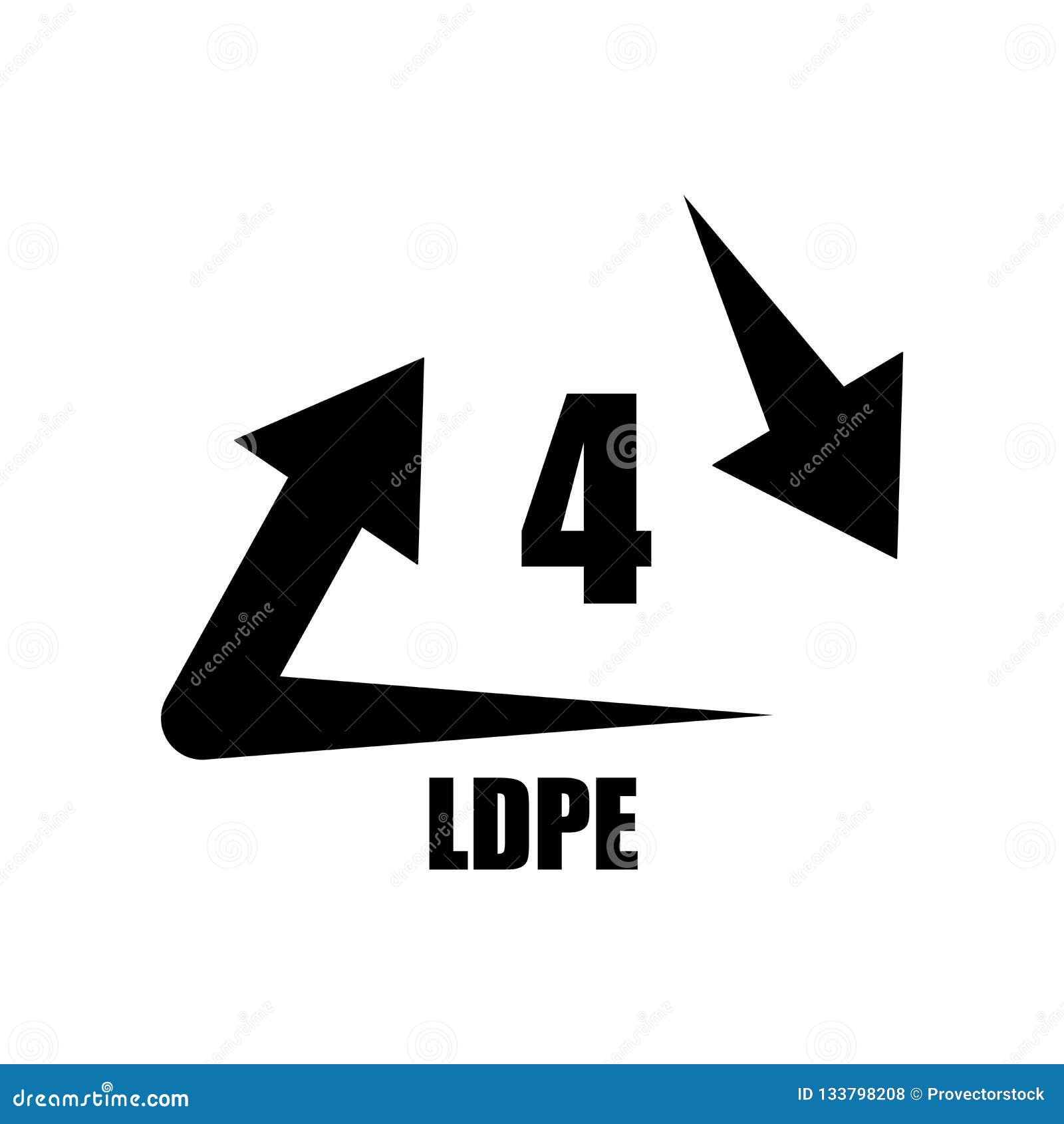 4 Ldpe Icon On White Background. Simple Element Illustration From UI ...